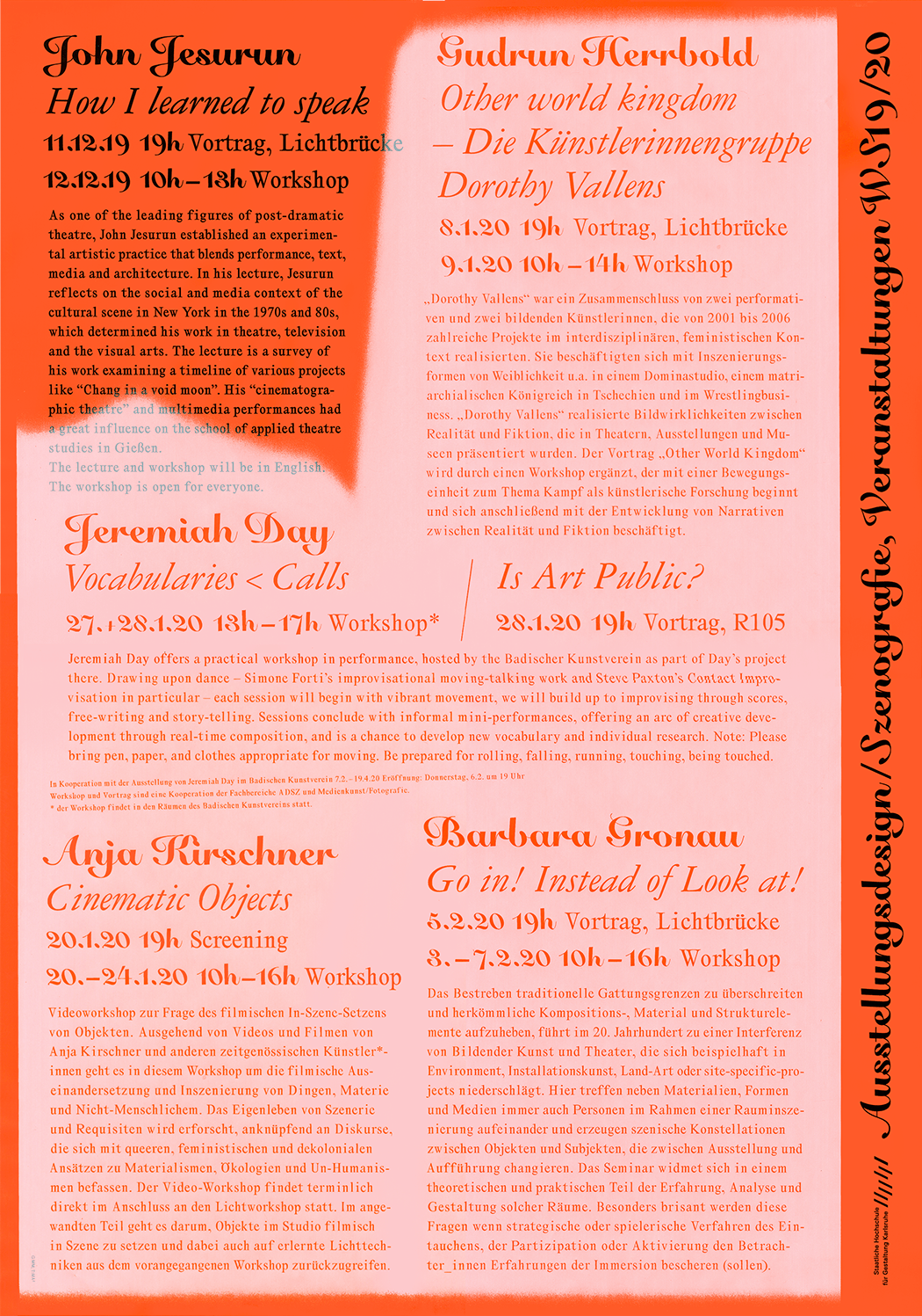 Cinematic Objects Screening und Workshop von Anja Kirschner – Screening ...